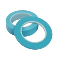 China Heat Resistant Automotive Baking Covered PVC Tape High Temperature Blue Line Masking Tape for sale