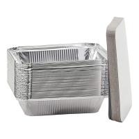 China F4 83185 Disposable Foil Containers With Lids 1750ml Rectangle Aluminium Cake Foil for sale