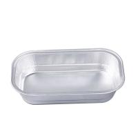 China 320ml Aluminum Foil Food Containers Airplane Airline Aluminum Casserole Pan With Lid for sale