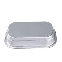 China 320ml Aluminum Foil Food Containers Airplane Airline Aluminum Casserole Pan With Lid for sale