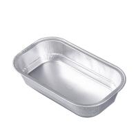 China 320ml Aluminum Foil Food Containers Airplane Airline Aluminum Casserole Pan With Lid for sale