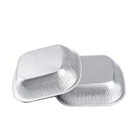 China 250ml Aluminum Foil Food Containers Disposable Inflight Coated Airline Food Catering Containers With Lids for sale