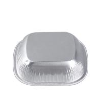 China 250ml Aluminum Foil Food Containers Disposable Inflight Coated Airline Food Catering Containers With Lids for sale