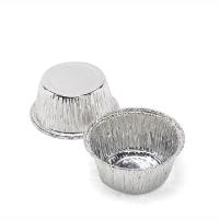 China Round Take Away Aluminum Foil Food Containers 130ml Disposable Ramekins Cups for sale