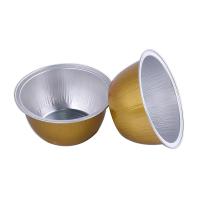 China 130ML Disposable Aluminum Foil Food Containers Pleated Baking Cups Colorful Cake Bowl Pan for sale