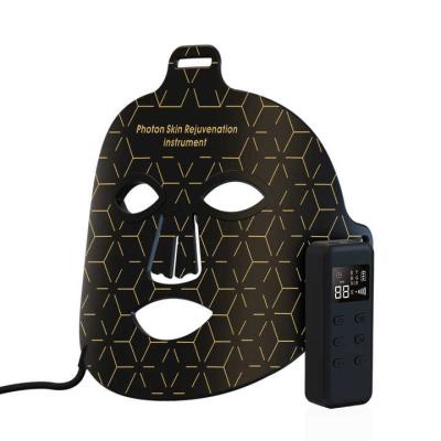 China SM-2303 3.7V 4.5W Infrared Light Therapy Facial Mask with 2000mAh Battery and 4 LED Colors for sale