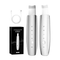 China Portable Ultrasonic Skin Scrubber with 30,000-40,000 Hz Vibration for Deep Pore Cleansing and Blackhead Removal for sale