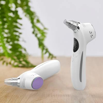 China GlowPure Vacuum Blackhead Remover with 5 Suction Levels & 4 Attachments - Rechargeable Facial Pore Cleansing Device for sale