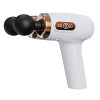 China Cordless Dual Head Massage Gun with 1500mAh Battery and 6 Speed Settings (1200-3200 RPM) for Deep Tissue Therapy for sale