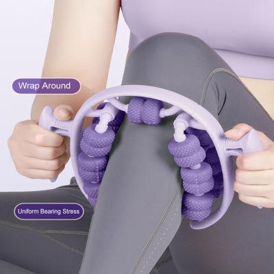 China B26 360° Roller Massager with 26 Wheels for Leg & Calf Muscle Relaxation - 26cm Portable Design for sale