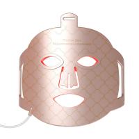 China Home Electric LED Red Light Face Mask 170g with 7 Color Photon Therapy and Type-C USB Recharge for sale