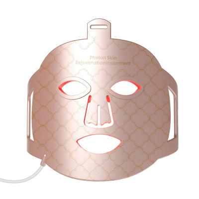 China LED Red Infrared Light Therapy Face Mask with 170g Lightweight Design and 4-8 Color Options for Skin Tightening and Facial Lifting for sale