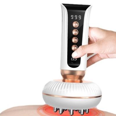 China Electric EMS Microcurrent Gua Sha Massager with 2000mAh Battery and 40℃ Heating for Body Contouring for sale