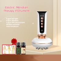China Electric EMS Microcurrent Gua Sha Massager with 2000mAh Battery and 40℃ Heating for Body Contouring for sale