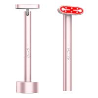 China 7 Color 620nm Nano Red Light Electric Eye Beauty Device with EMS and Vibrating Massage - 7 Phototherapy Modes Portable Wand for sale