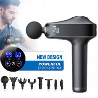 China MB-F7 Professional Massage Gun with 6 Heads 3300 RPM Brushless Motor 24V 2500mAh Battery Deep Tissue Therapy for sale