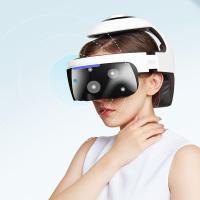 China Wireless Bluetooth Head & Eye Massager H1 with 1800mAh Battery, 40℃ Heating and Multi-Function Wellness Features for sale