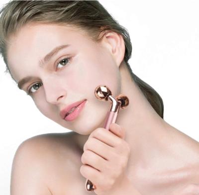 China 4 in 1 Electric Face and Neck Lifting Massager V Shaped Face Roller with 6000-7000 Vibrations per Minute for sale