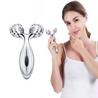 China MB-RFM05 3D Face Roller Massager 15.5cm Wireless Remote Control Body Shaping Device with 360-Degree Rollers for sale