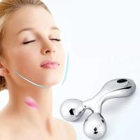 China 3D V Shape Face Lift Roller Massager Waterproof 360 Degree Rotate Skin Care Body Massager 100mm for sale
