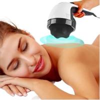 China Multifunctional Handheld Body Massager 4 Heads 2200-2500rpm Electric Vibration Muscle Relaxation for sale