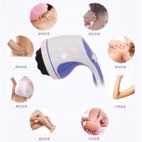 China Handheld Electric Vibrating Massage Gun 2200-2500rpm Full Body Relief Massager with 4 Heads for sale