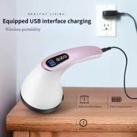 China Handheld Body Massager with Electric Heating 40℃ and 12-Speed Vibration - 2000mAh Battery MB-BM01 Model for sale