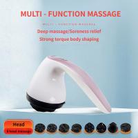 China Handheld Body Massager with Electric Heating 40℃ and 12-Speed Vibration - 2000mAh Battery MB-BM01 Model for sale