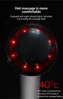 China Handheld Body Massager with Electric Heating 40℃ and 12-Speed Vibration - 2000mAh Battery MB-BM01 Model for sale