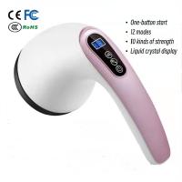 China Handheld Body Massager with Electric Heating 40℃ and 12-Speed Vibration - 2000mAh Battery MB-BM01 Model for sale