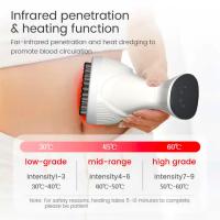 China Electric Meridian Massage Brush MB-M66B with 1500mAh Battery, 40℃ Heating and 12-Speed Microcurrent Therapy for sale