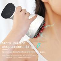 China Electric Meridian Massage Brush MB-M66B with 1500mAh Battery, 40℃ Heating and 12-Speed Microcurrent Therapy for sale