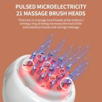 China Electric Meridian Massage Brush MB-M66B with 1500mAh Battery, 40℃ Heating and 12-Speed Microcurrent Therapy for sale