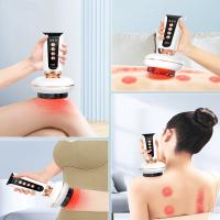 China Handheld Electric Suction Massager 9 Levels Vacuum Cupping Therapy Machine with Red Light 2000mAh for sale
