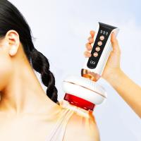China Handheld Electric Suction Massager 9 Levels Vacuum Cupping Therapy Machine with Red Light 2000mAh for sale