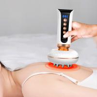 China 20 Gear EMS Microcurrent Electric Meridian Brush with Infrared Heating and Vibration Therapy for Full Body Massage for sale