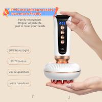 China 20 Gear EMS Microcurrent Electric Meridian Brush with Infrared Heating and Vibration Therapy for Full Body Massage for sale