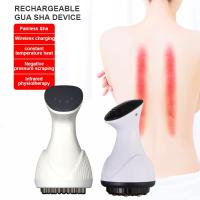 China MB-M66B Electric Meridian Massage Brush with 1500mAh Battery and 40℃ Heating - 12 Speed Microcurrent Therapy Device for sale