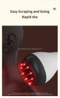 China Electric Cupping Massager with Red Light Therapy 15 Gears Heating Vibration 2000mAh for sale
