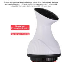 China Portable Electric Cupping Massager 2000mAh 15 Gear Scraping Heating Therapy Machine for sale