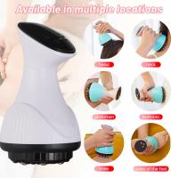 China Electric Cupping Massager with Red Light Heat Therapy 2000mAh 10W Handheld Body Massager for sale