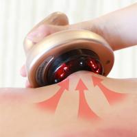 China Handheld Body Vacuum Cupping Massager with Red Light Heating Therapy 1200mAh 6 Levels for sale