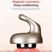 China Cordless Rechargeable Gua Sha Scraping Massager with Red Light Therapy and 6 Level Suction for sale