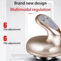 China Cordless Rechargeable Gua Sha Scraping Massager with Red Light Therapy and 6 Level Suction for sale