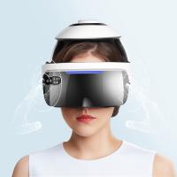 China Intelligent Electric Bluetooth Head Massager Helmet with 2200mAh Battery and 42°C Heating for Scalp Therapy for sale