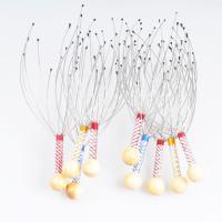 China Custom Label Manual 12 Claw Scalp Massager 10.5x10.5x24.2cm Stainless Steel Head Massage Machine for sale