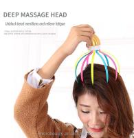 China Handheld Head Scalp Massager MB-HM04 PVC TPR Balls for Relaxation Hair Stimulation for sale