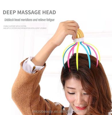 China Handheld Head Scalp Massager MB-HM04 PVC TPR Balls for Relaxation Hair Stimulation for sale