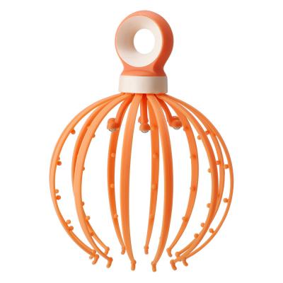 China Handheld Octopus Scalp Massager Stress Relief Head Massager Custom Color CE ROHS FCC for sale