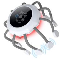 China 5 Modes Silicone Head Scalp Massager Bluetooth Music Vibration For Relaxation for sale